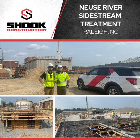 Progress Continues on the Neuse River Sidestream Treatment Project ...